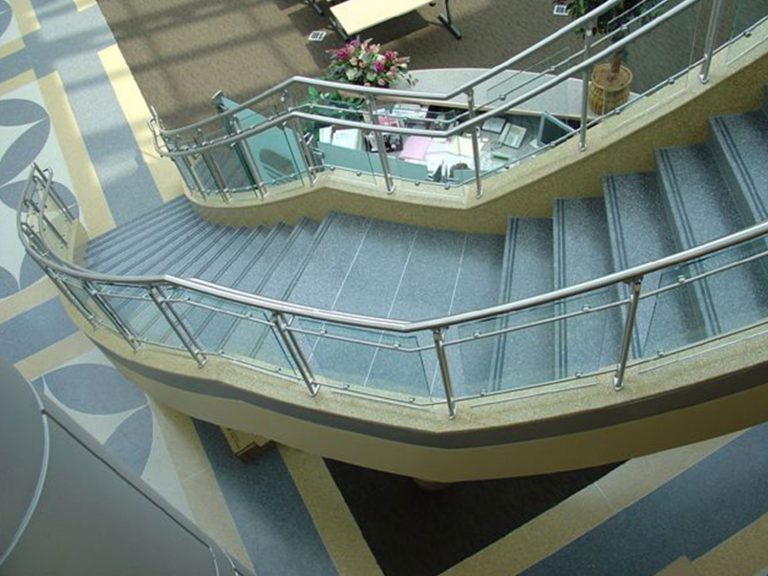 Terrazzo Staircase, Treads, and Risers | Angelozzi Terrazzo