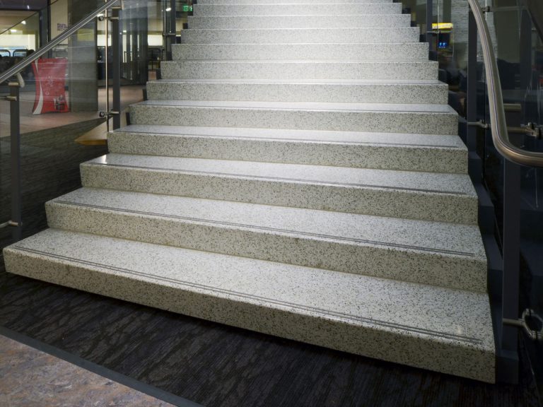 Terrazzo Staircase, Treads, and Risers | Angelozzi Terrazzo